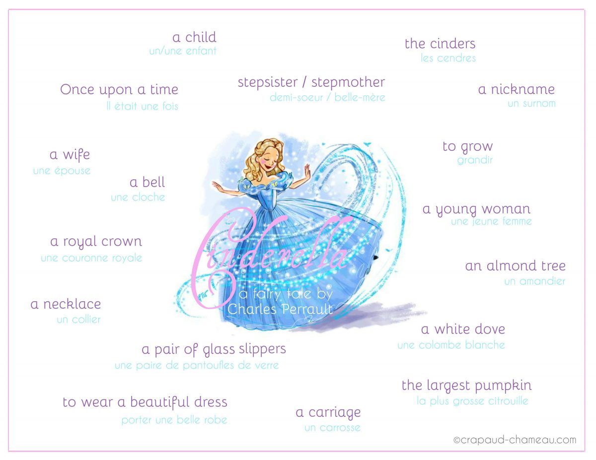 Cendrillon ♕ Cinderella, étudier c'est féerique ! - Crapaud Chameau