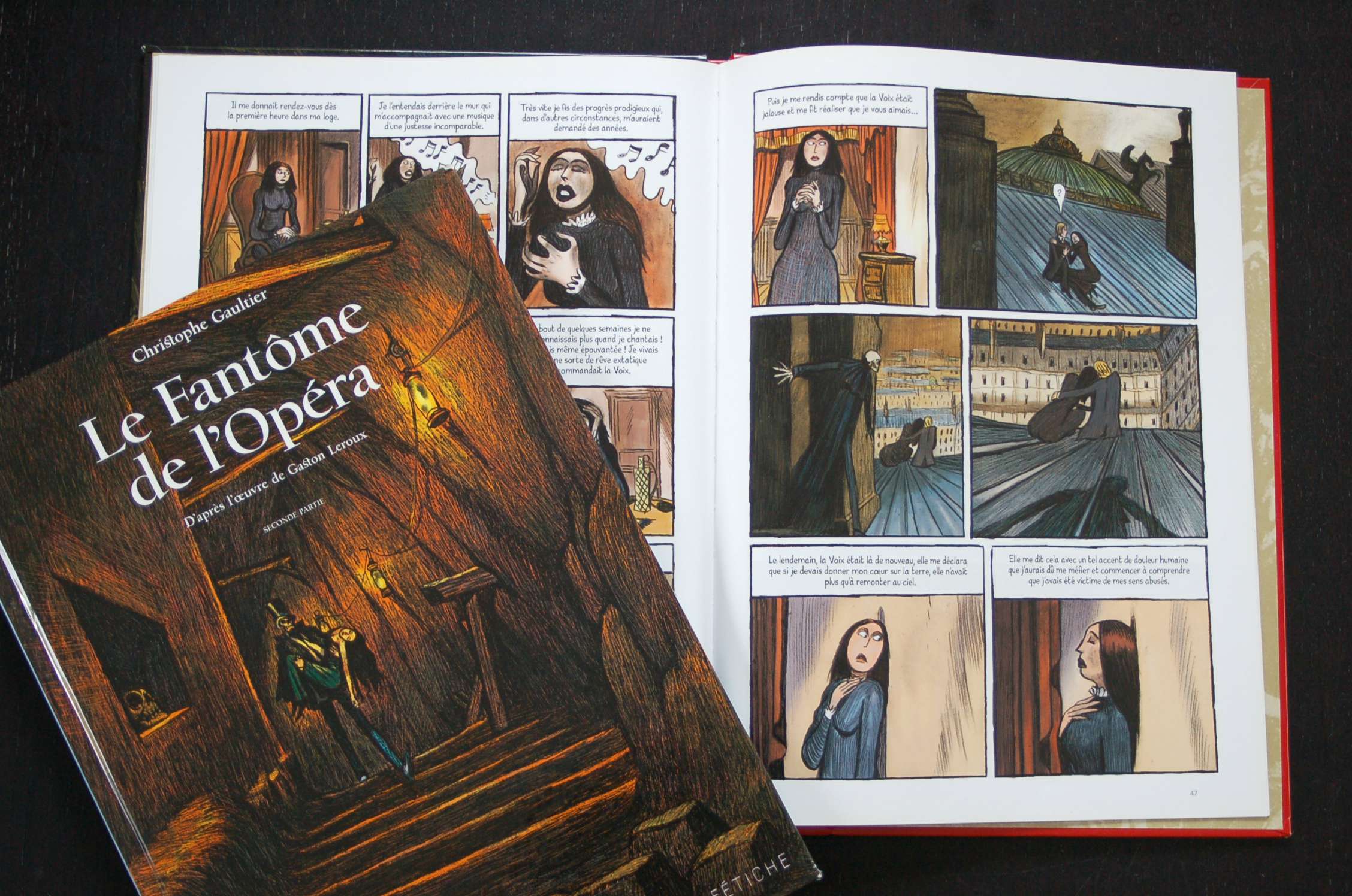 Le Fantôme de l'Opéra, lecture BD - Crapaud Chameau