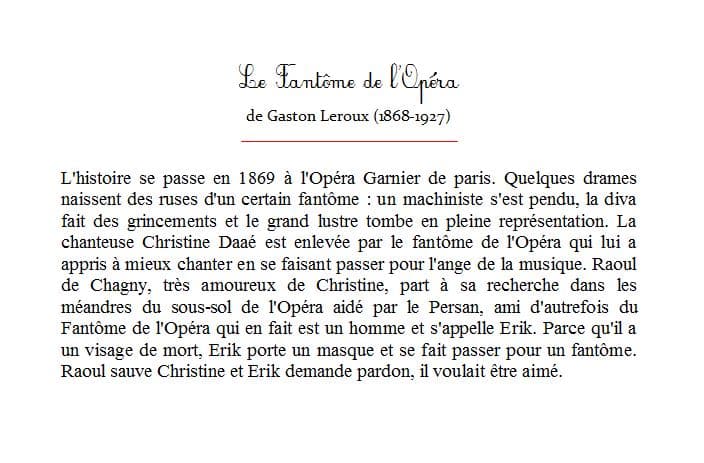 L'opéra et Le Fantôme de l'Opéra 👻 à l'étude - Crapaud Chameau