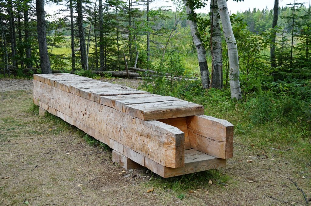 Village historique acadien, un aboiteau - Crapaud Chameau