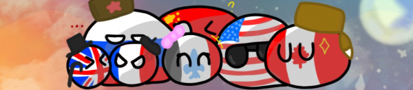 Countryballs banner channel Pinkbow animations - Crapaud Chameau